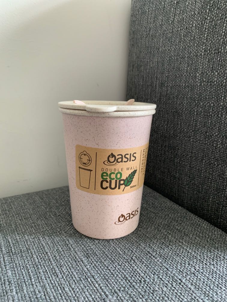 Oasis Double Wall Eco Cup Tumbler, Furniture & Home Living, Kitchenware & Tableware, Water ...