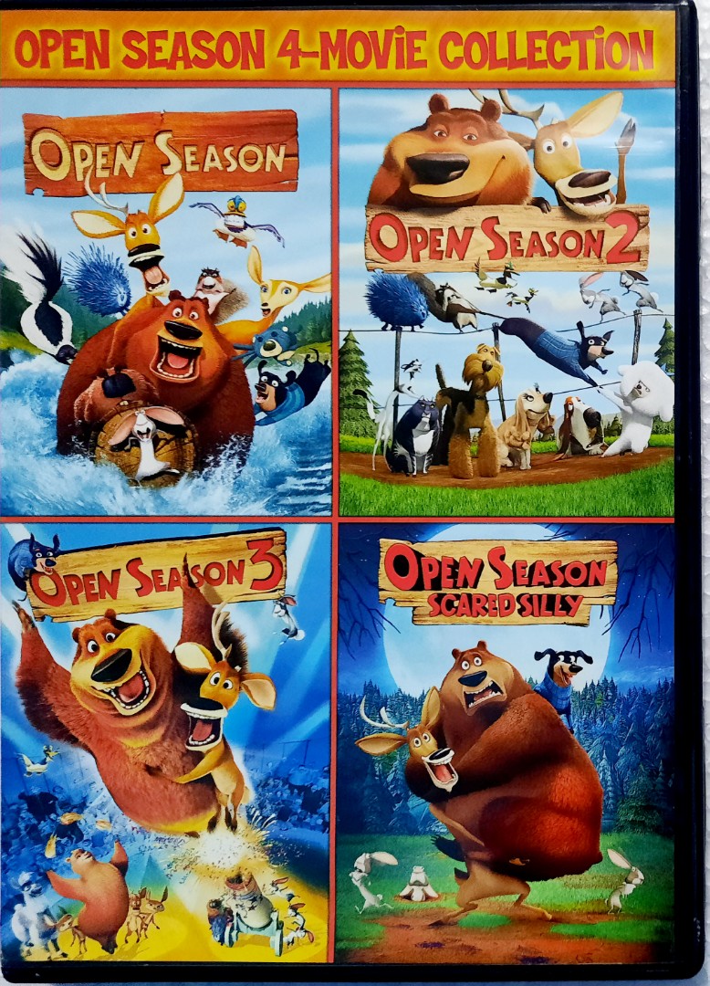 OPEN SEASON 4-MOVIE COLLECTION [DVD], Hobbies & Toys, Music & Media ...