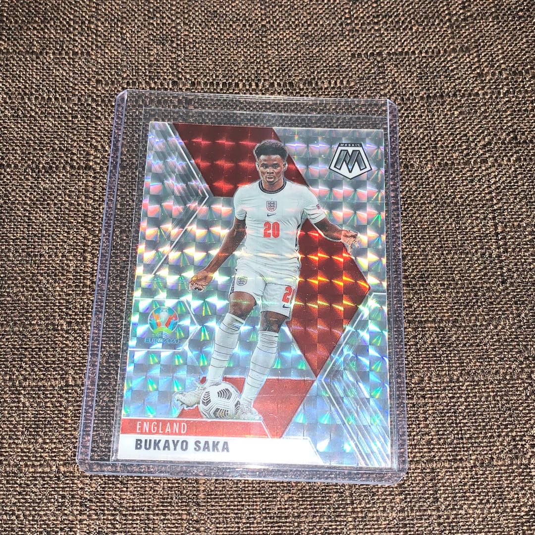 Panini Mosaic Euro England Bukayo Saka Mosaic Parallel, Hobbies & Toys, Toys & Games on Carousell
