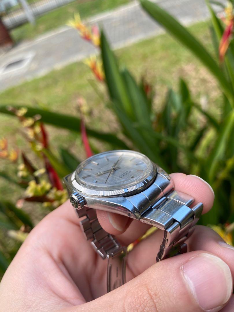 { SOLD } Rolex Precision 6427 Linen Dial, Luxury, Watches on Carousell