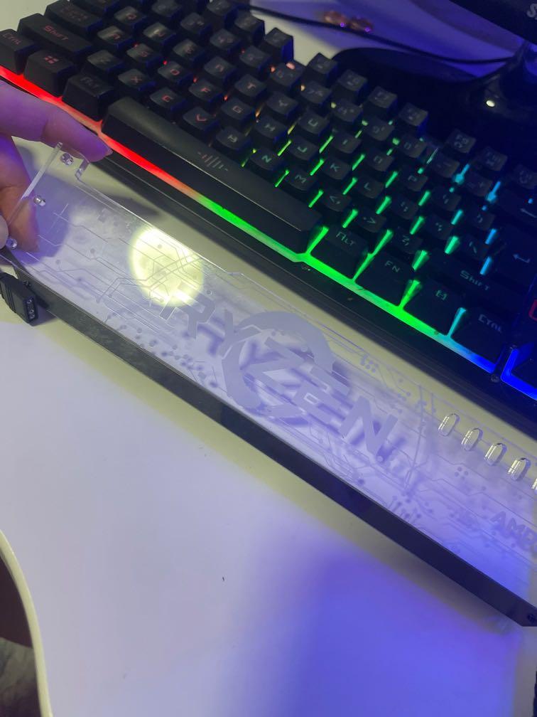 Ryzen GPU rgb holder, Computers & Tech, Parts & Accessories, Computer ...