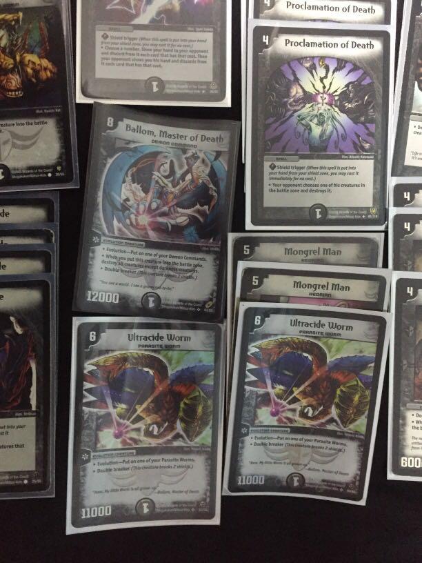 Selling Parasite Worm Darkness Duel Masters Deck comes with 2 Ultracide ...