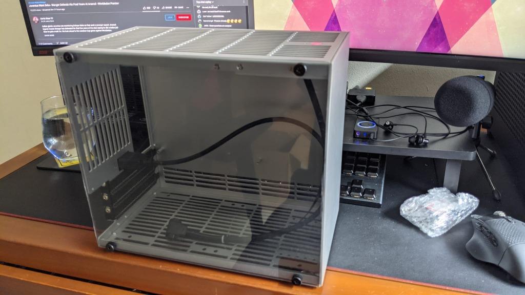 SGPC K77 - m-ITX,11L, supports ATX/SFX PSU, Silver, all aluminium case ...