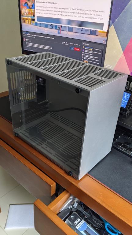 SGPC K77 - m-ITX,11L, supports ATX/SFX PSU, Silver, all aluminium case., Computers & Tech, Parts ...