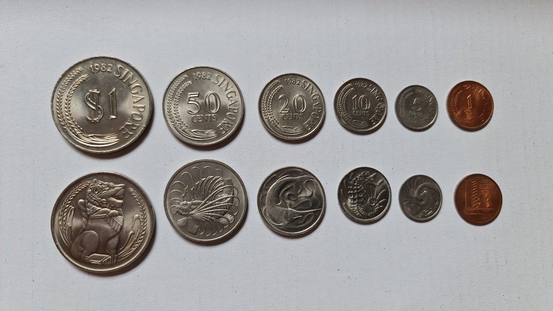 Singapore First Series coins - set for different years, Hobbies & Toys ...