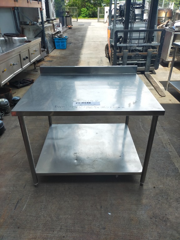 Stainless steel 2 tier work table, TV & Home Appliances, Other Home ...