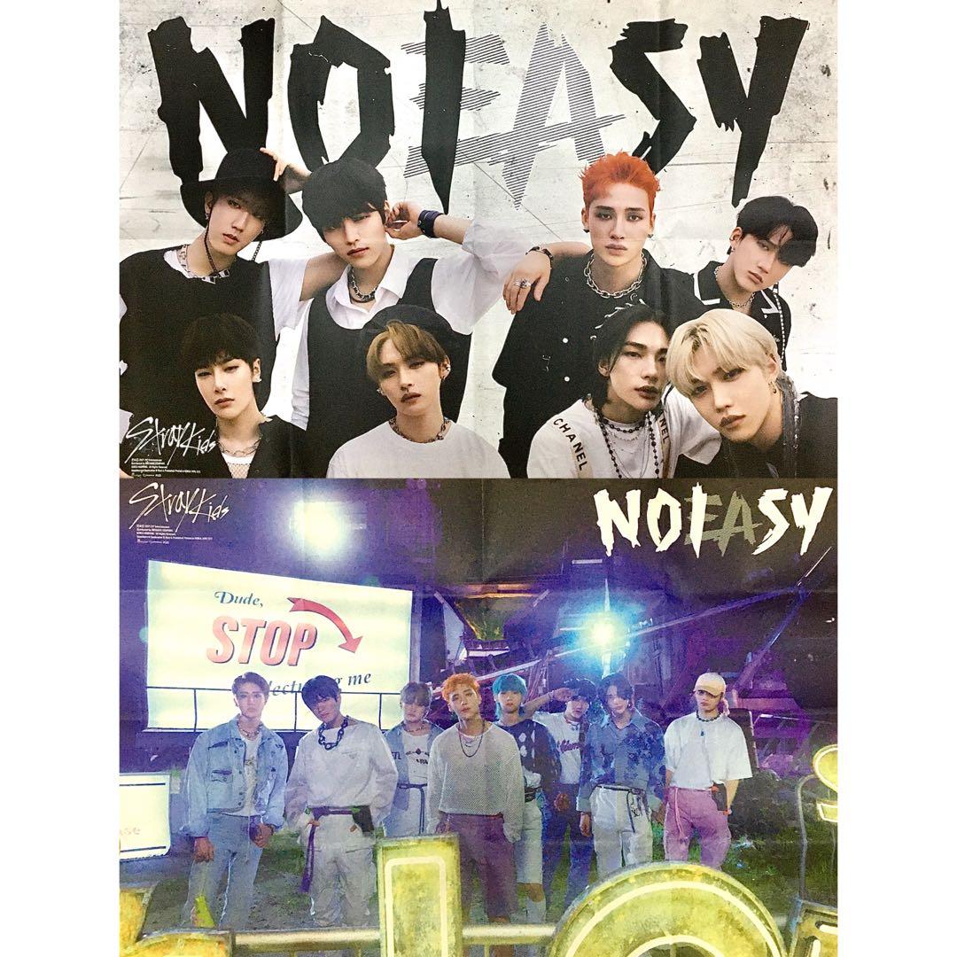 Stray Kids Official NOEASY Folded Poster, Hobbies & Toys, Collectibles ...