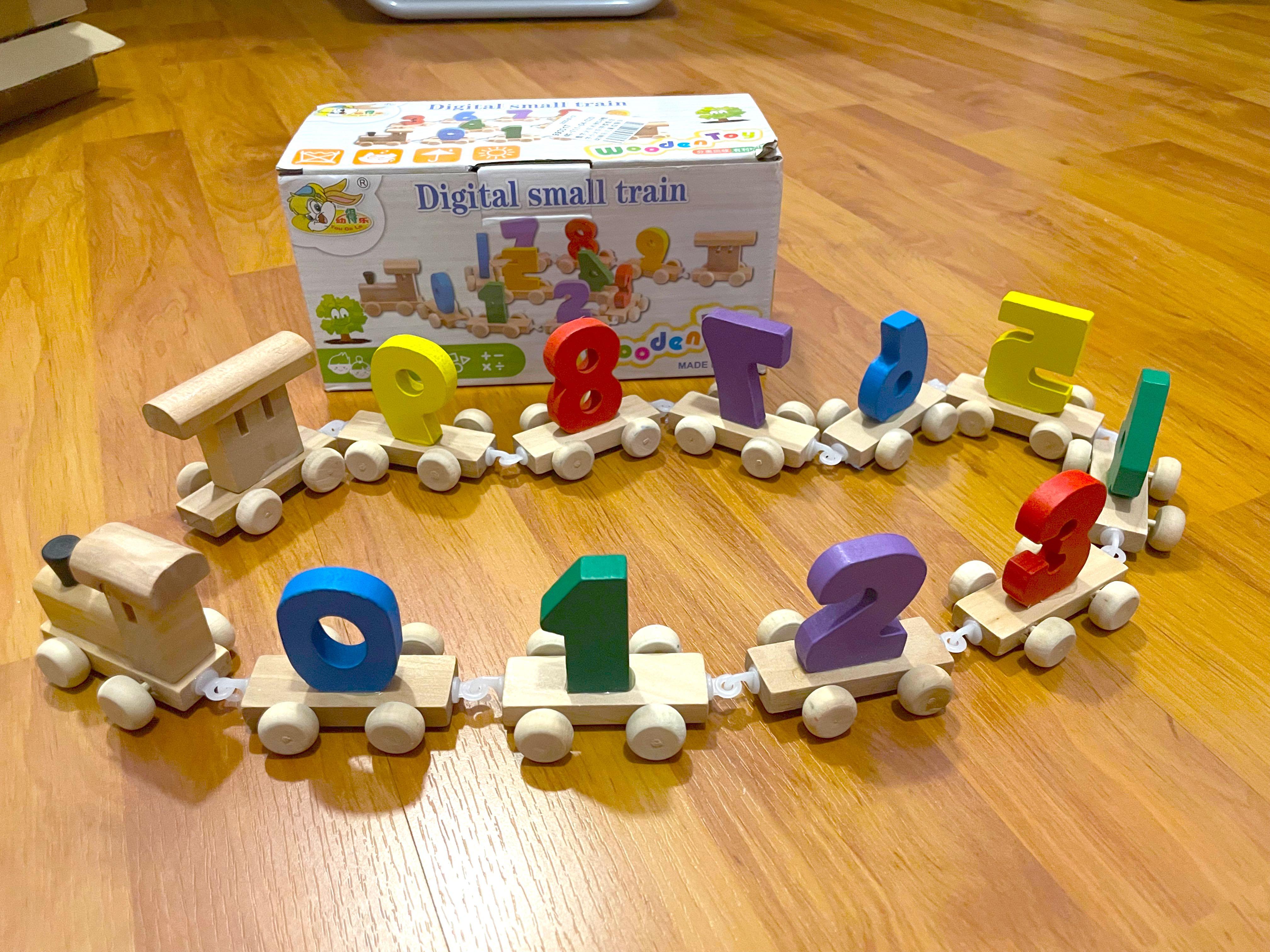 Toy Train with Numbers, Hobbies & Toys, Toys & Games on Carousell