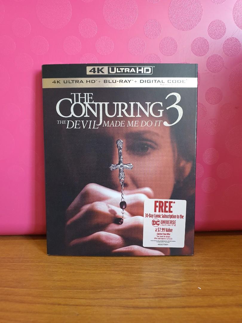 USA Blu Ray 4K UHD - Conjuring 3 - The Devil Made Me Do It (ATMOS ...