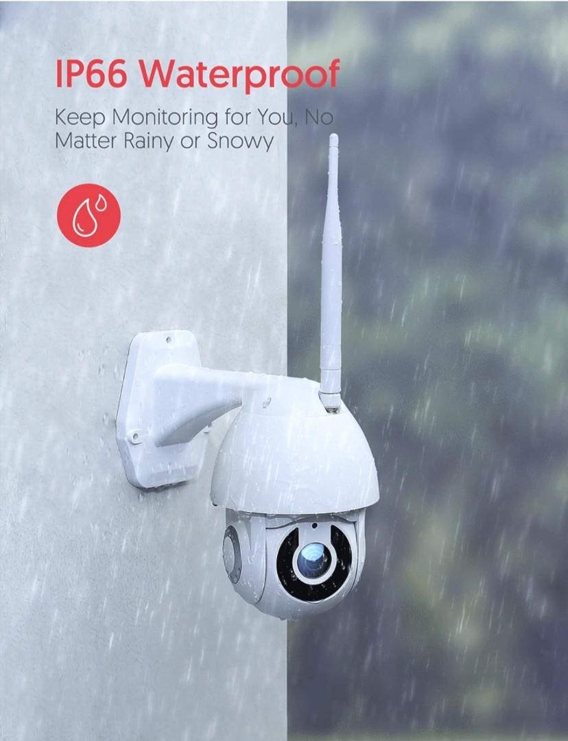 Victure PC 660 PTZ Outdoor Camera, Furniture & Home Living, Security ...