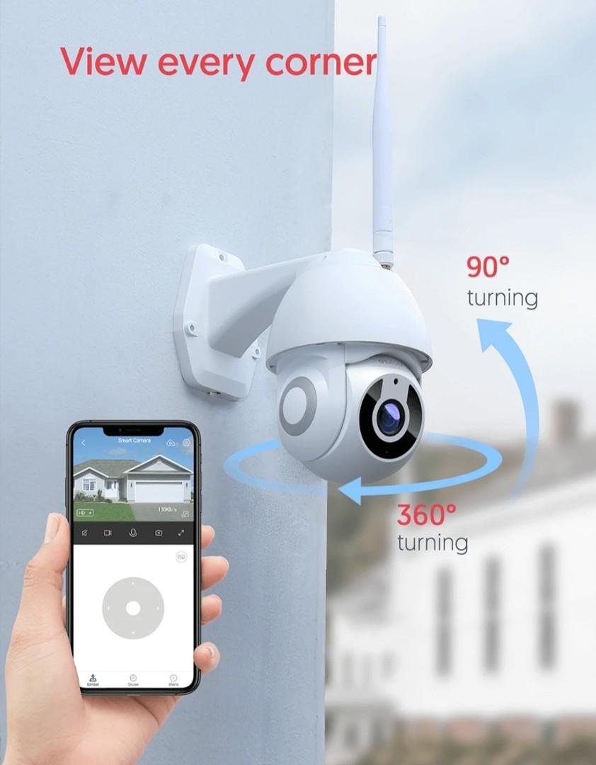 Victure PC 660 PTZ Outdoor Camera, Furniture & Home Living, Security ...
