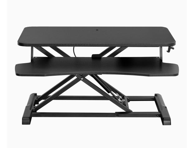 VIVO Stand Up Height Adjustable 32 inch Desk Riser, Sit Standing ...