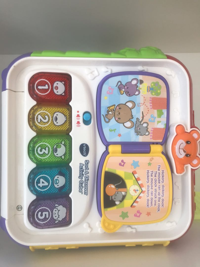 VTech 4-side Block, Babies & Kids, Infant Playtime on Carousell