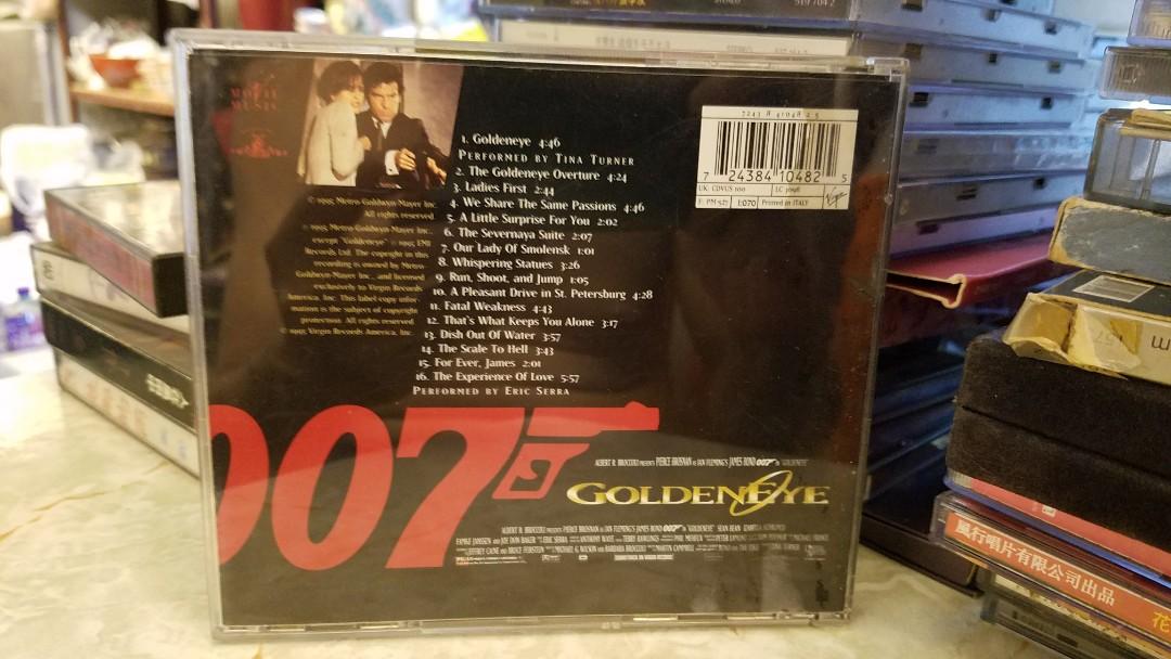 007 goldeneye soundtrack CD, 興趣及遊戲, 音樂樂器 & 配件, 音樂與媒體 - CD 及 DVD - Carousell