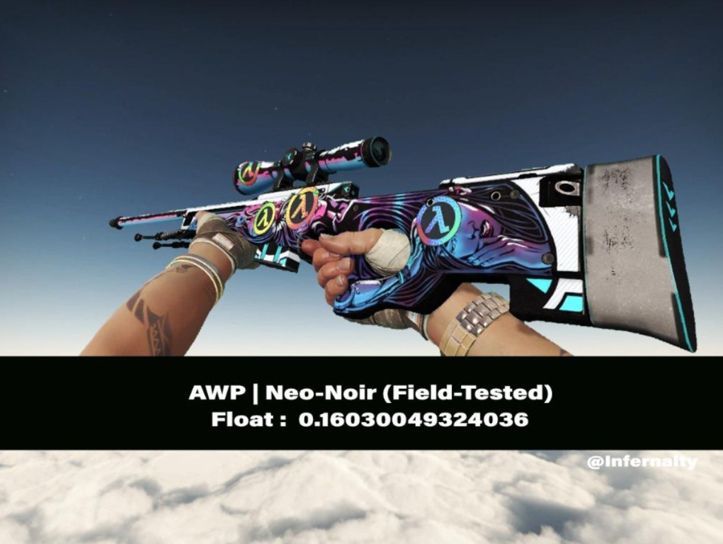 (0.16FV, 4X LAMBDA HOLO) AWP Neo Noir FT CSGO SKINS KNIVES, Video Gaming, Gaming Accessories, In ...