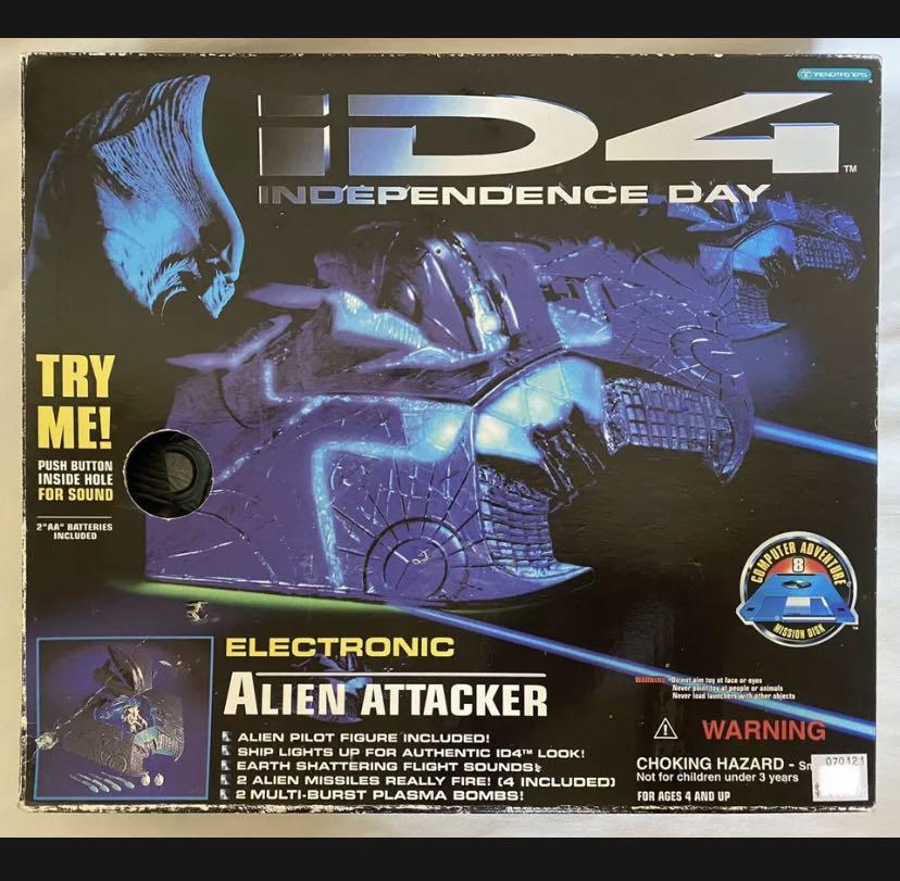 絕版 外星人飛船 天煞地球反擊戰 Independence day ID4 電影 UFO非 disney marvel ET E.T ...