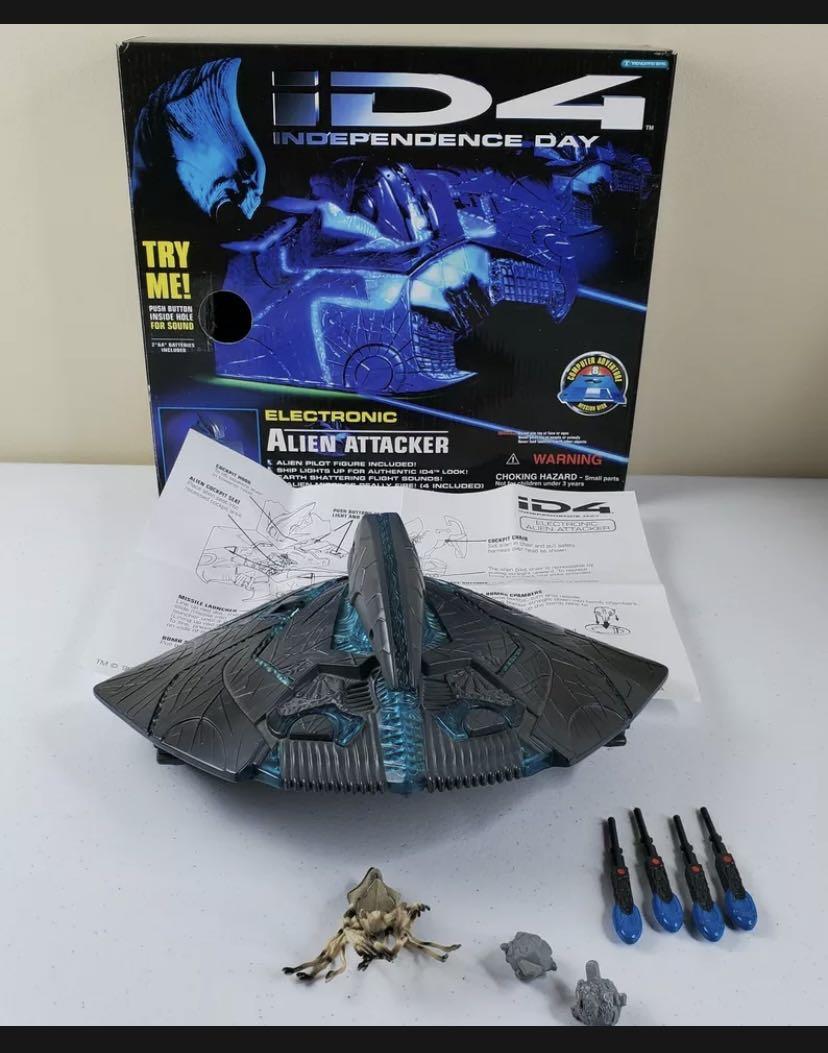 絕版 外星人飛船 天煞地球反擊戰 Independence day ID4 電影 UFO非 disney marvel ET E.T ...