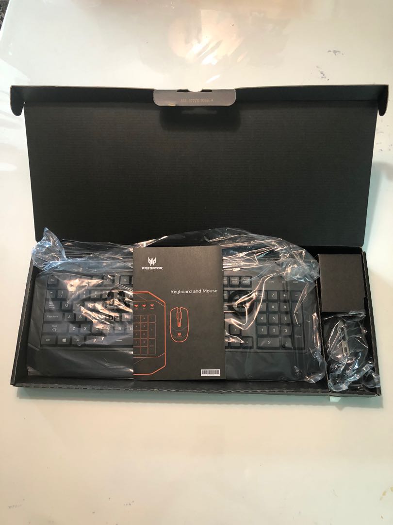 Acer predator gaming mouse and keyboard, Computers & Tech, Parts ...