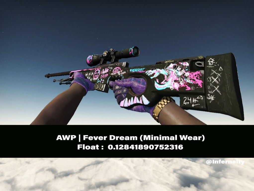 AWP Fever Dream MW CSGO SKINS KNIVES, Video Gaming, Gaming Accessories ...
