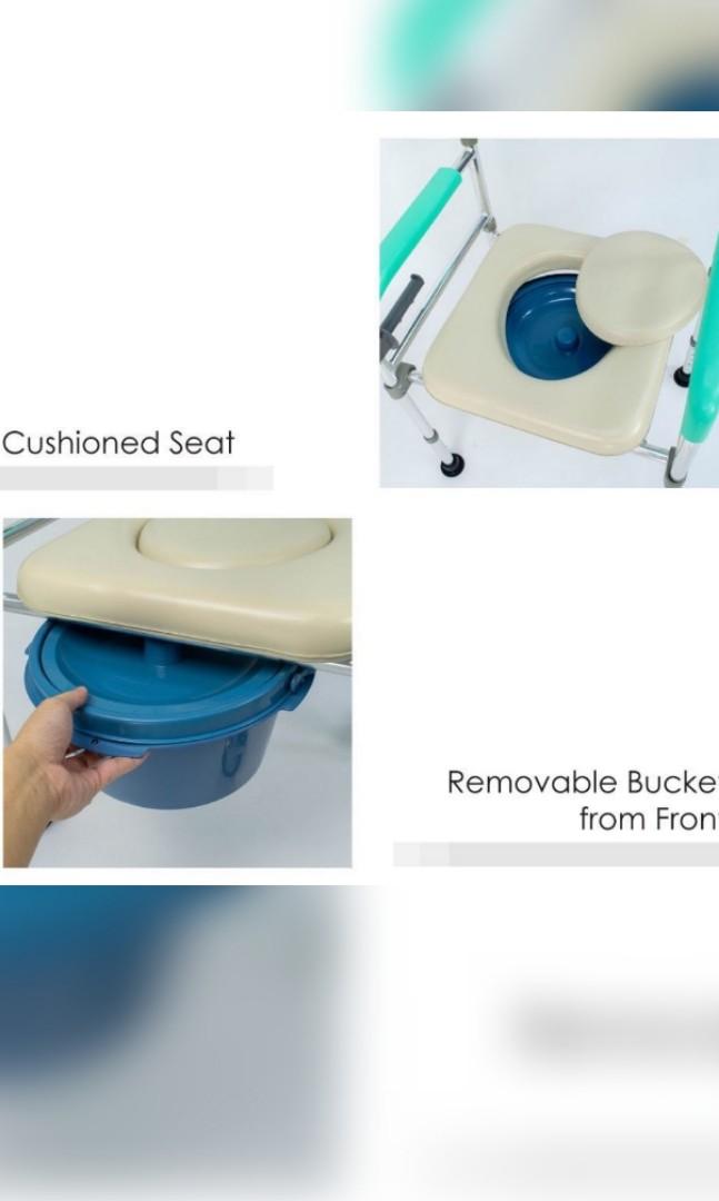 Bion Foldable Shower / Commode Chair, Furniture & Home Living, Bathroom ...