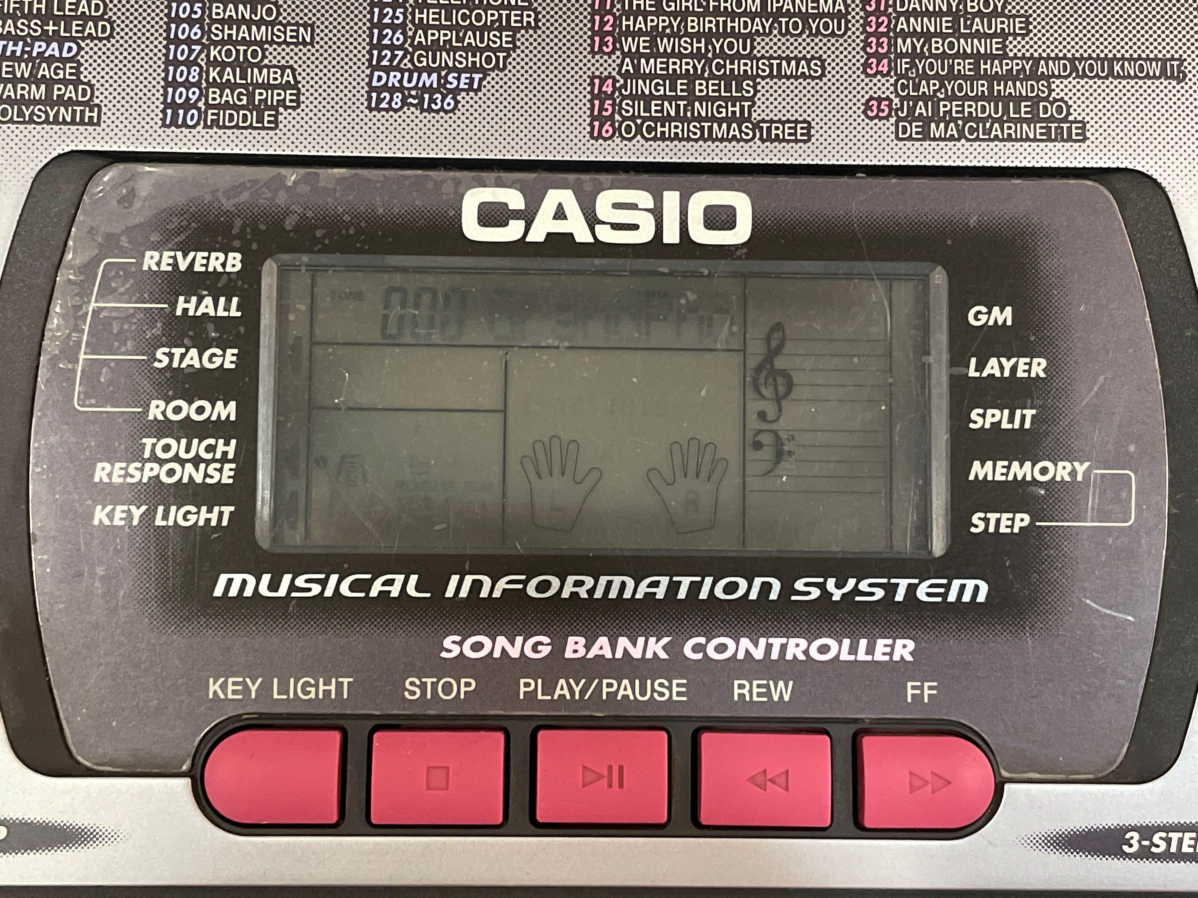 Casio key lighting system music keyboard/, Hobbies & Toys, Music ...