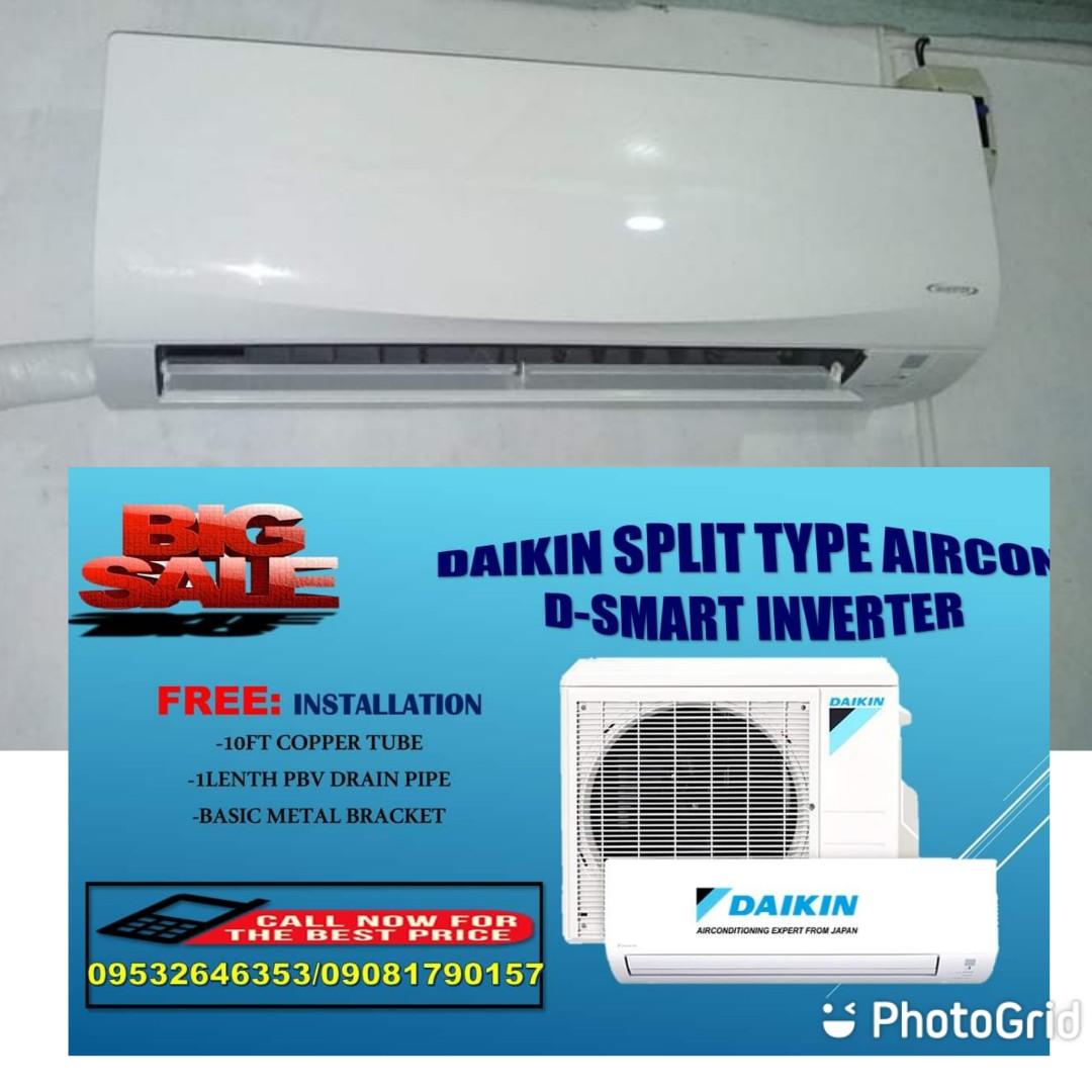 Daikin D Smart Series Inverter Split Type Aircon Brand New Sealed With