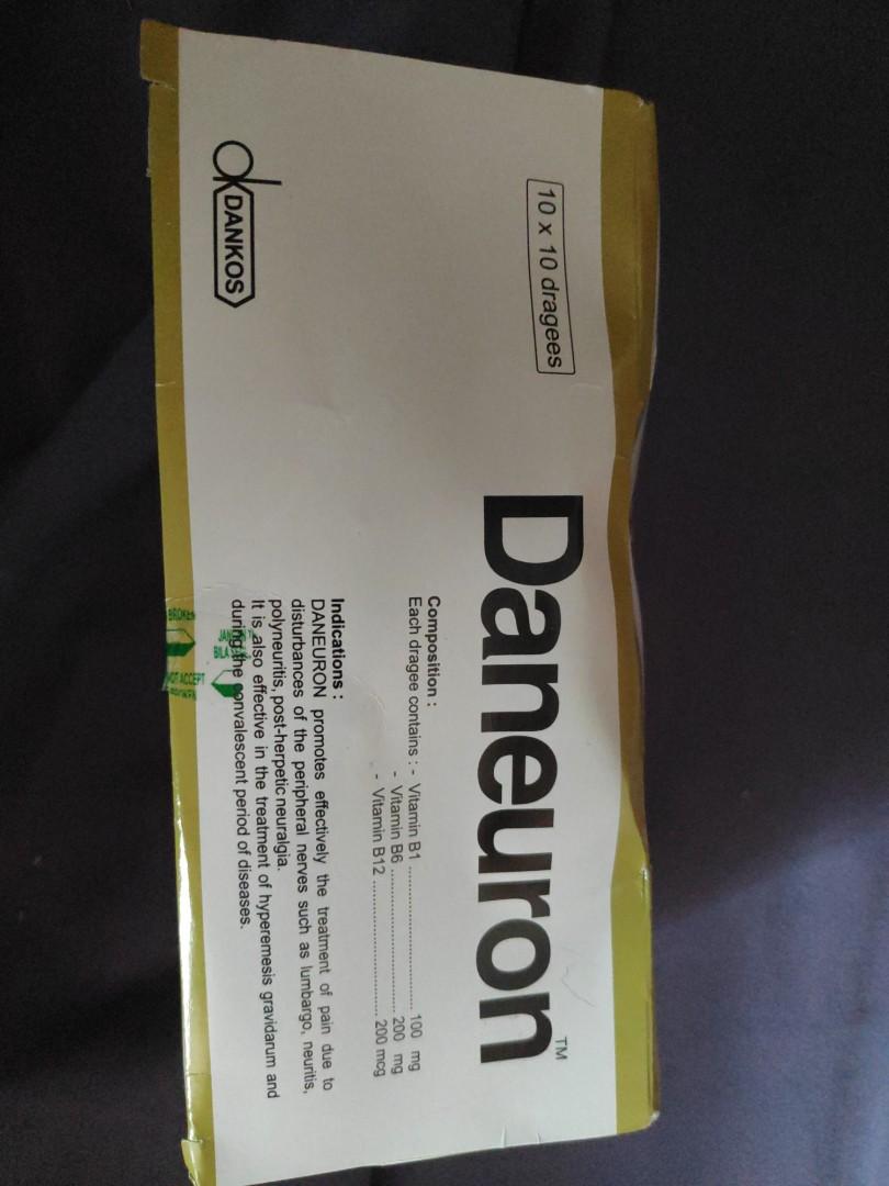 Daneuron vitamin B, Health & Nutrition, Health Supplements, Vitamins ...