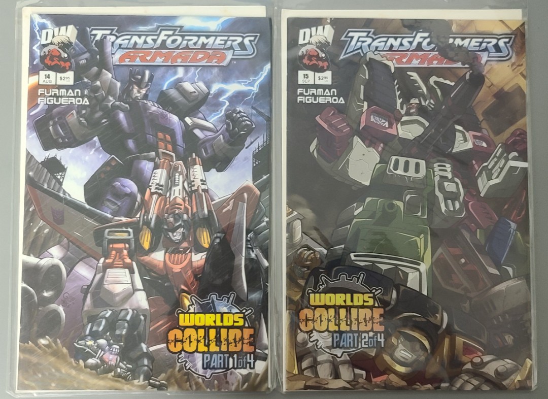 DW Transformers Armada 4of4 Worlds Collide, Hobbies & Toys, Books ...