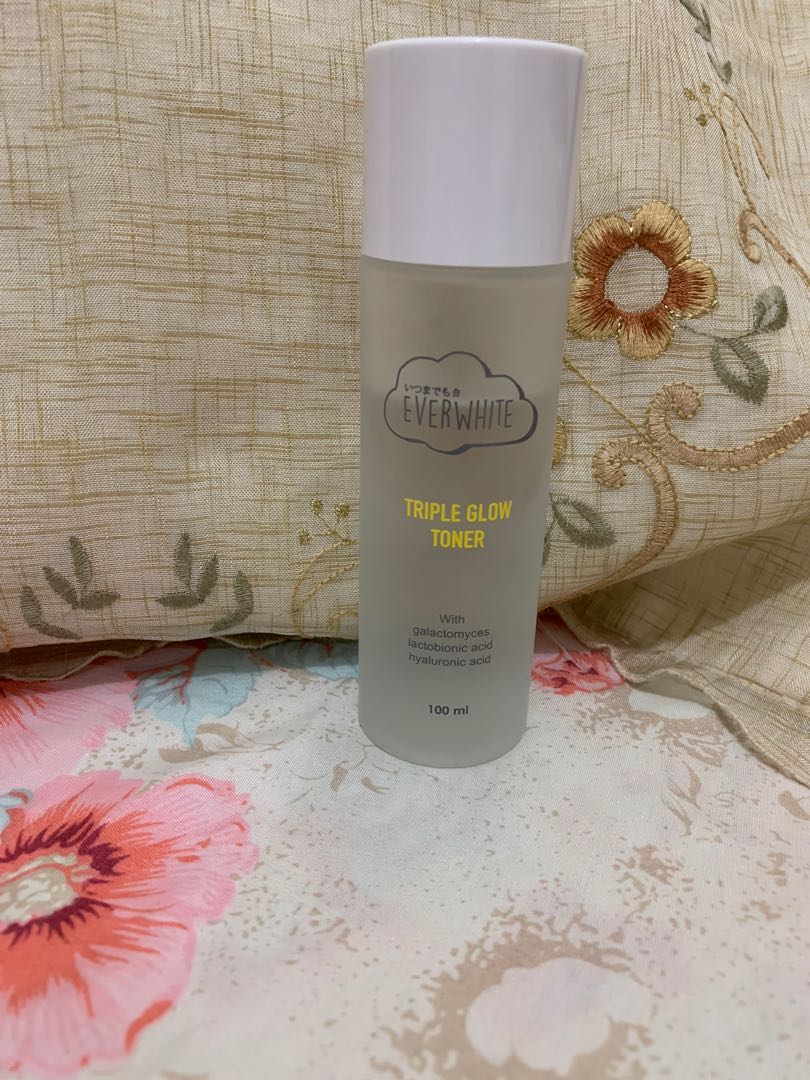Everwhite triple glow toner, Beauty & Personal Care, Face, Face Care on ...
