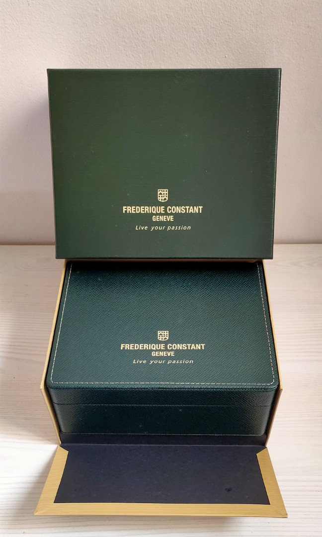 FREDERIQUE CONSTANT watch box, Men's Fashion, Watches & Accessories ...