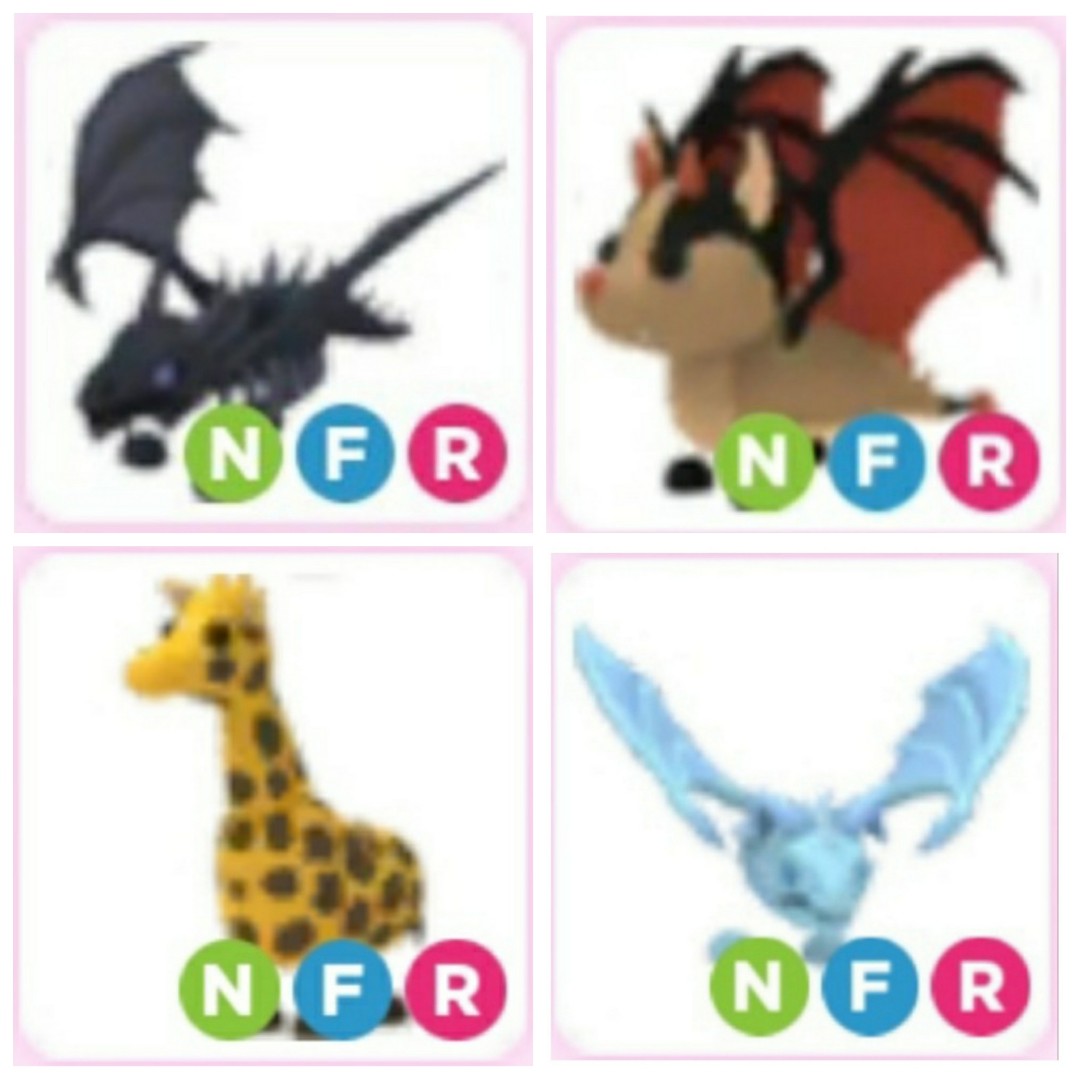 Frost Bat Shadow Dragon NFR Adopt me pet Roblox, Video Gaming, Gaming ...