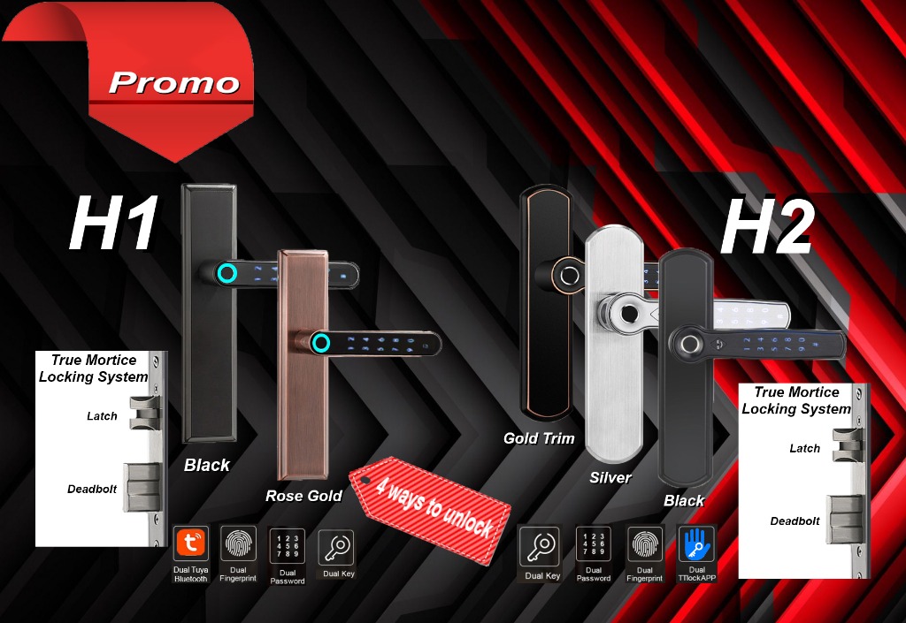 H1 / H2 Digital Gate Lock With Installation, Furniture & Home Living ...