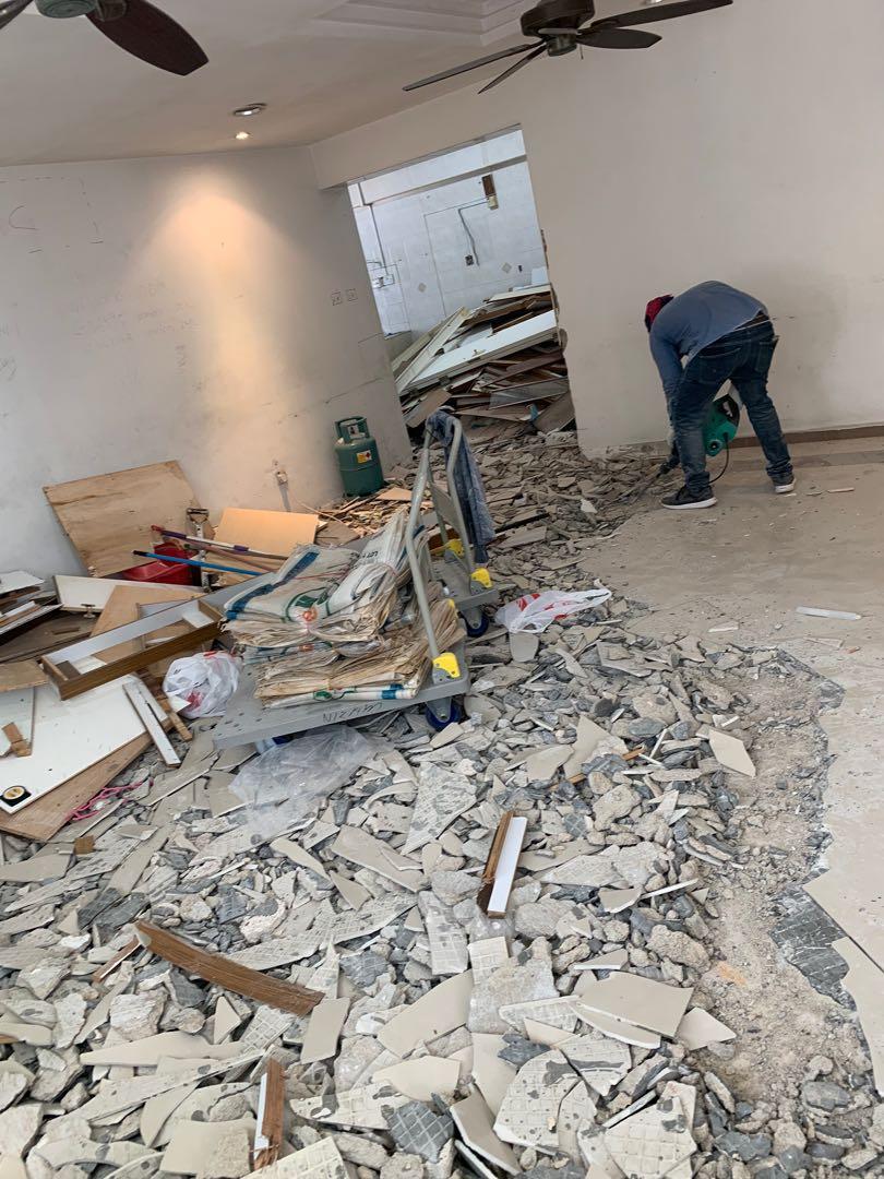 Hacking/demolition, Home Services, Renovations on Carousell