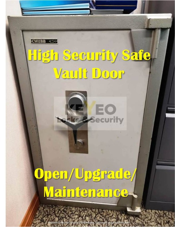 High Security Safe or Vault Door Open/Upgrade/Maintenance, Furniture ...