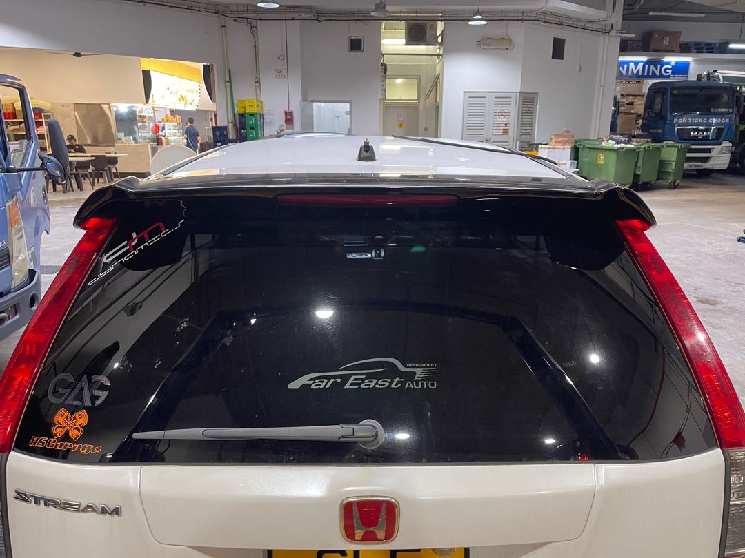 Honda Stream RN6 Spoiler, Car Accessories, Accessories on Carousell