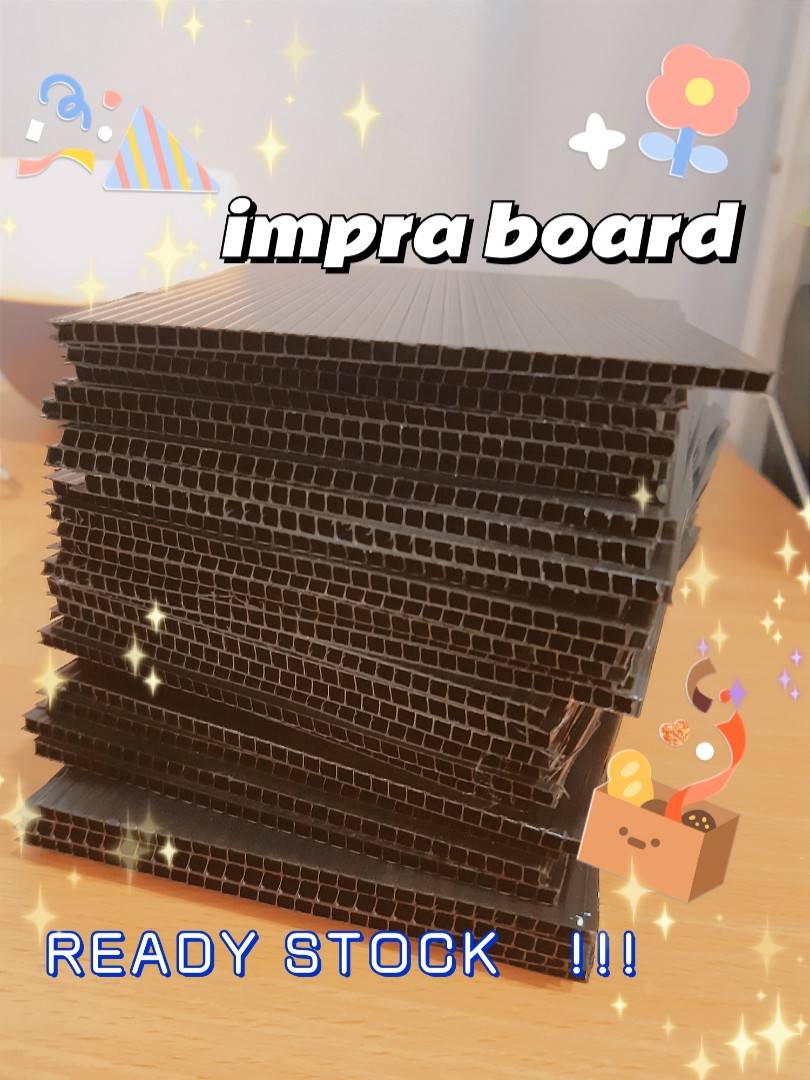 Impra board /Plastic board/ Photocard board kpop packing board, Hobbies ...
