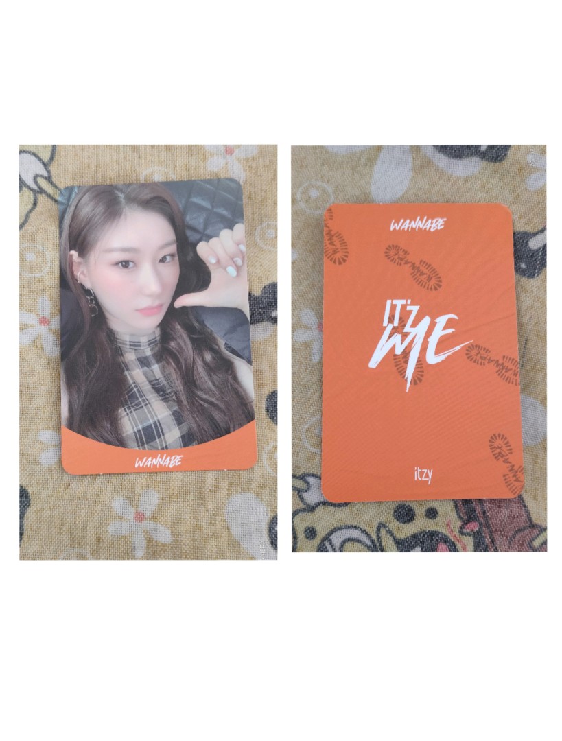 ITZY CHAERYOUNG WANNABE PHOTOCARD, Hobbies & Toys, Memorabilia ...