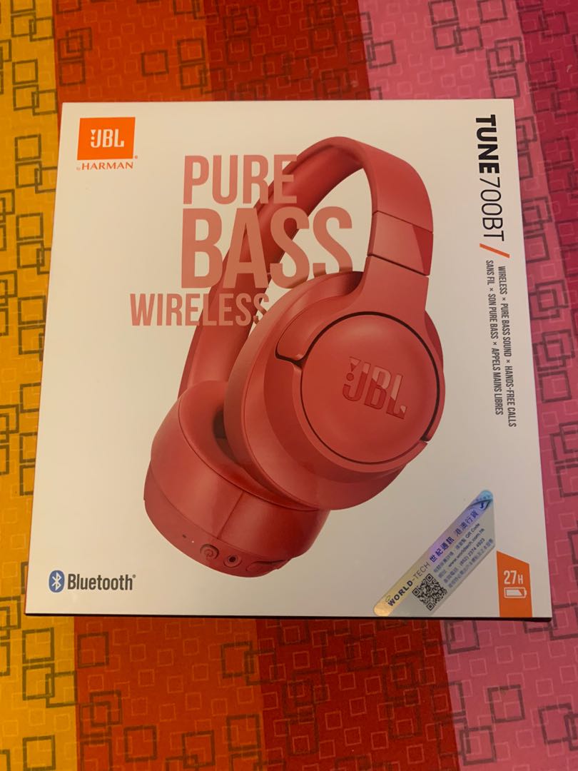 (全新行貨）JBL TUNE 700BT Bluetooth Wireless On-Ear Headphones Headsets 無線藍牙 ...