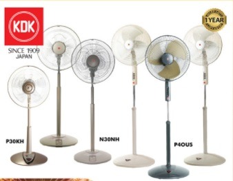 Kdk P40US | P30KH | N30NH Stand | Standing Fan | Metal Blade | w/Remote ...