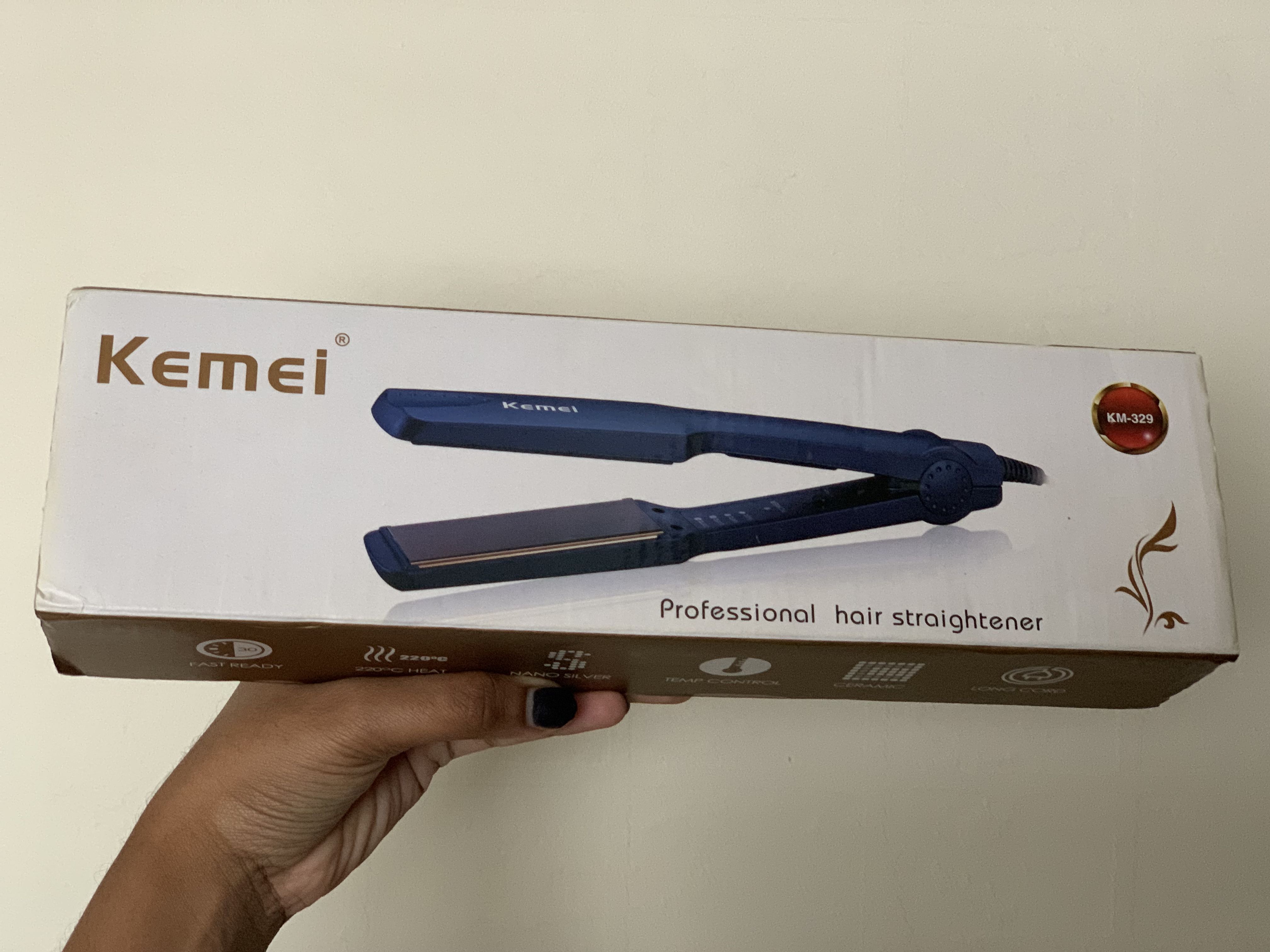 Kemei Km 329 Professional Hair Straightener Beauty And Personal Care