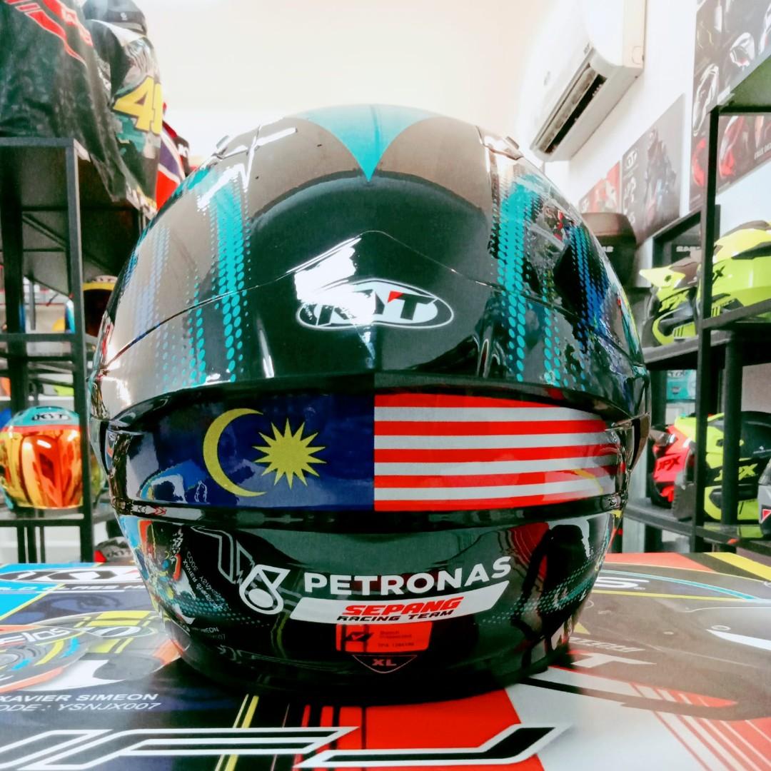 KYT NFJ PETRONAS SRT 2.0, Motorcycles, Motorcycle Apparel on Carousell