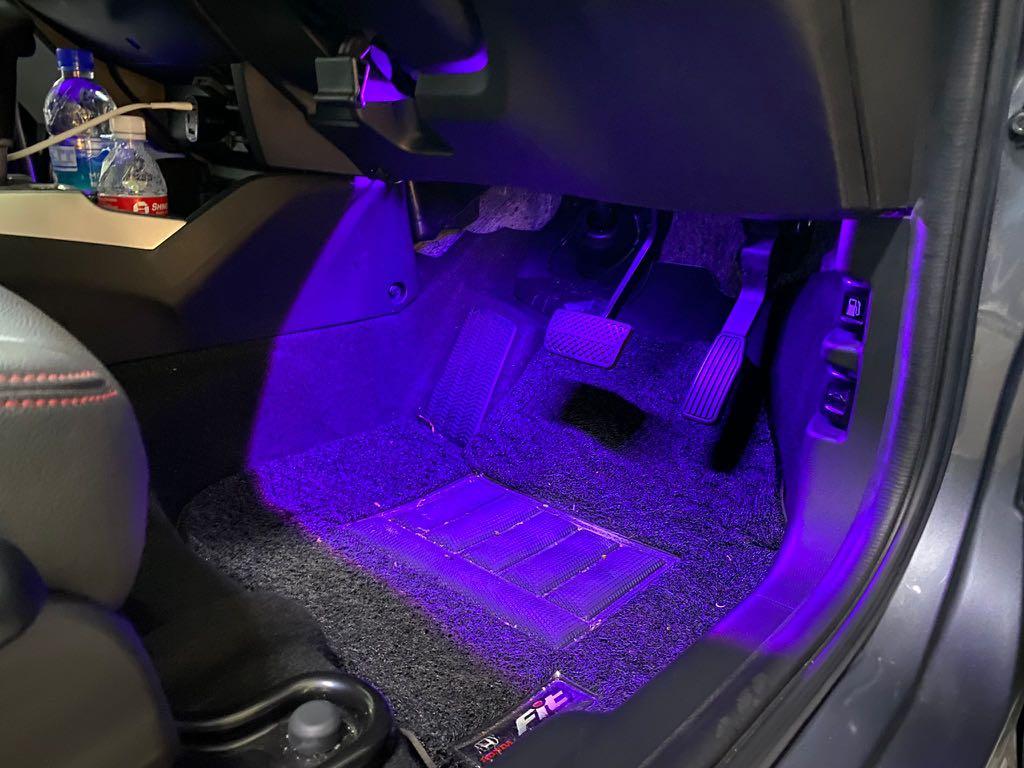 Car Interior Led Legroom Lights, Colours can change!, Car Accessories ...
