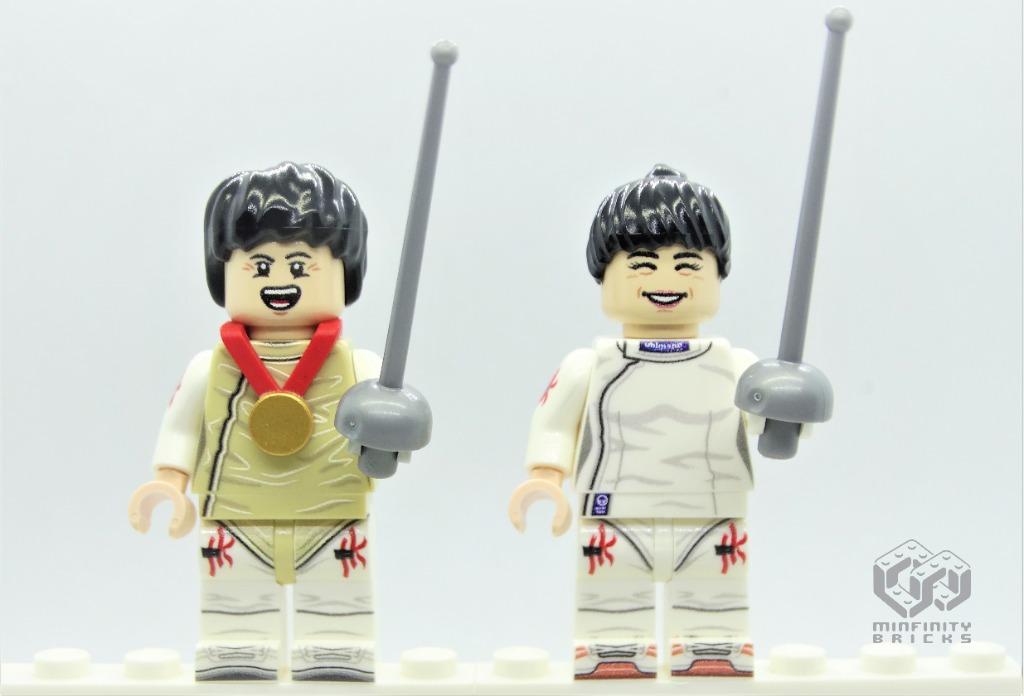 LEGO MOC HK Fencing Player Figure 香港劍擊運動員人仔 (Custom minifigure), 興趣及遊戲 ...