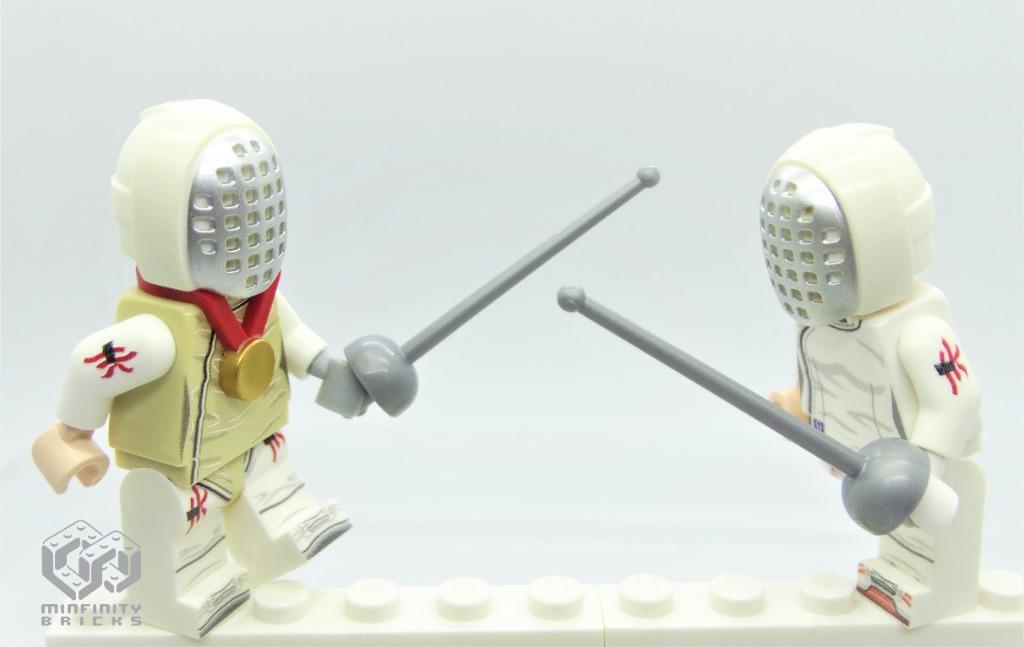 LEGO MOC HK Fencing Player Figure 香港劍擊運動員人仔 (Custom minifigure), 興趣及遊戲 ...