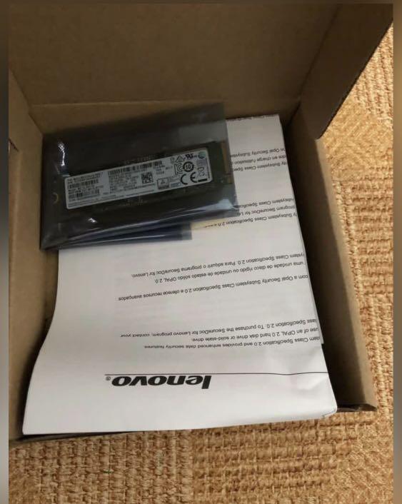 Lenovo ThinkPad 512gb PCIe NVME TLC OPAL M.2 SSD, Computers & Tech ...