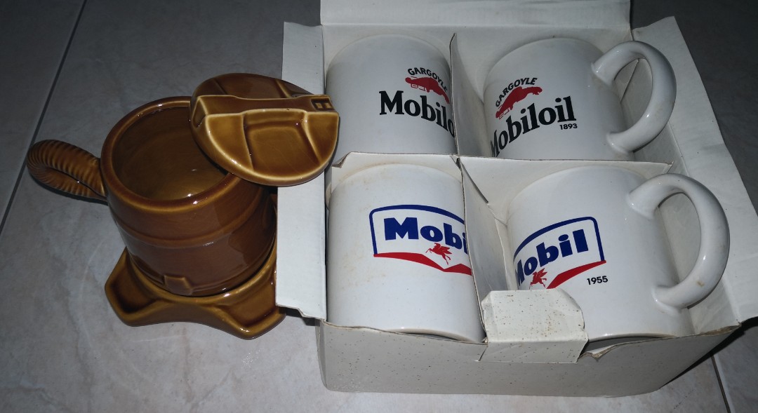 Mobil limited collection mugs, Hobbies & Toys, Memorabilia ...