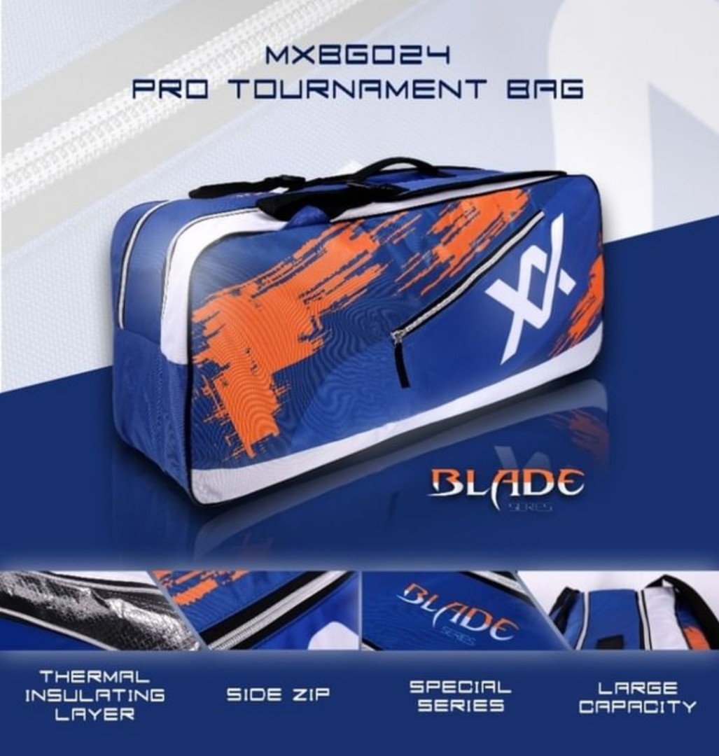 Maxx Blade Series Pro Tournament Badminton Bag, Sports Equipment ...
