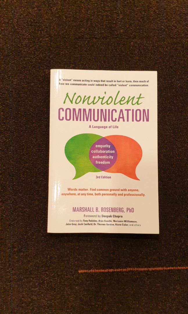 Nonviolent Communication by Marshall B. Rosenberg, Hobbies & Toys ...