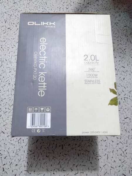 Olikk brikk Electric kettle, Furniture & Home Living, Kitchenware ...