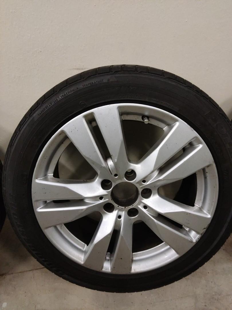 CLEARANCE Original Mercedes rim 17", Car Accessories, Tyres & Rims on ...